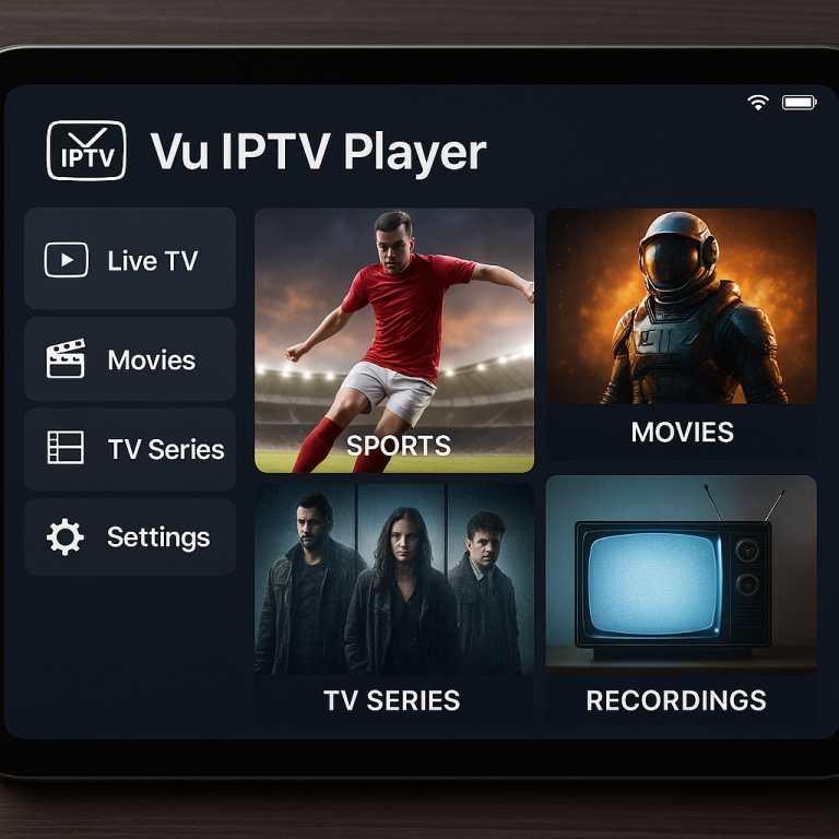 VU IPTV Player – Free IPTV App for Android, iOS & Windows